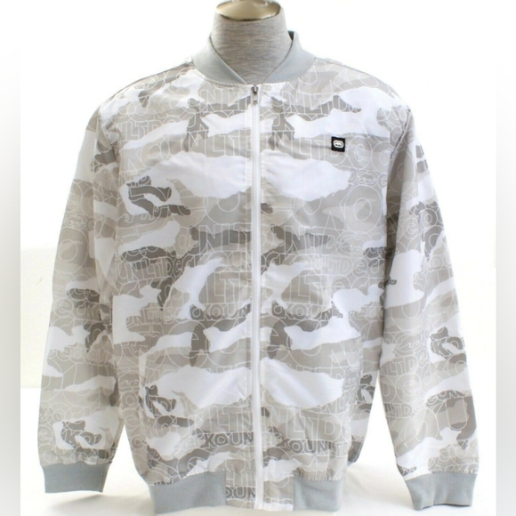 Ecko Unlimited | Jackets & Coats | Ecko Unltd White Gray Signature Camo ...